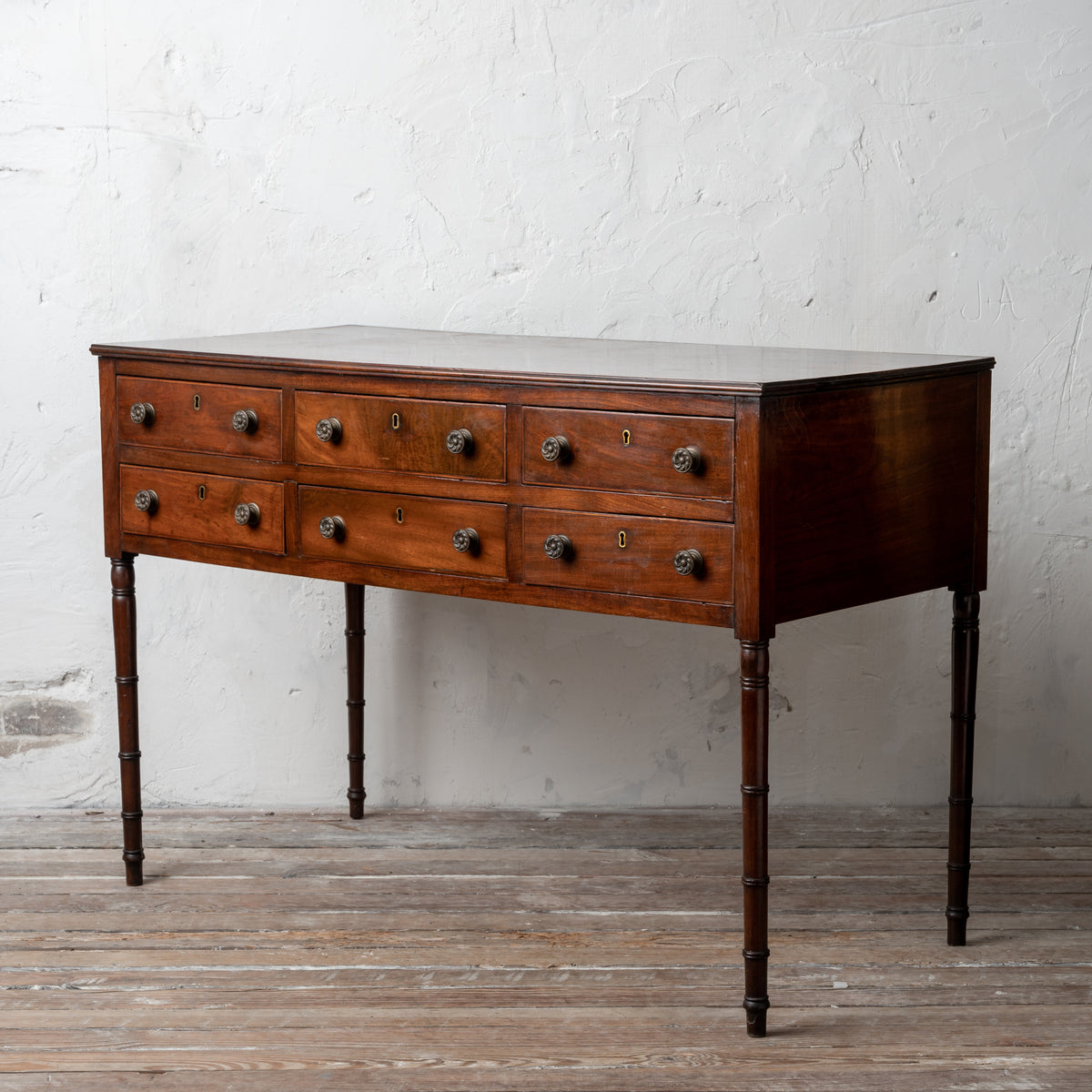 Regency 6-Drawer Side Table – A.W. Johnston & Co.