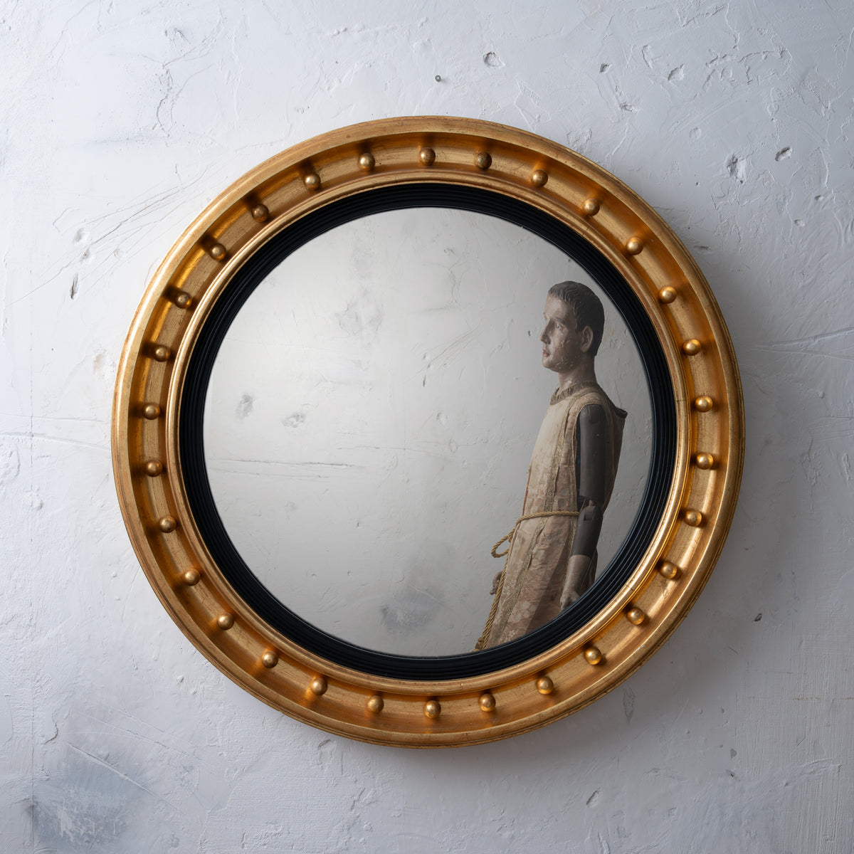 Regency Style Convex Bullseye Mirror – A.W. Johnston & Co.