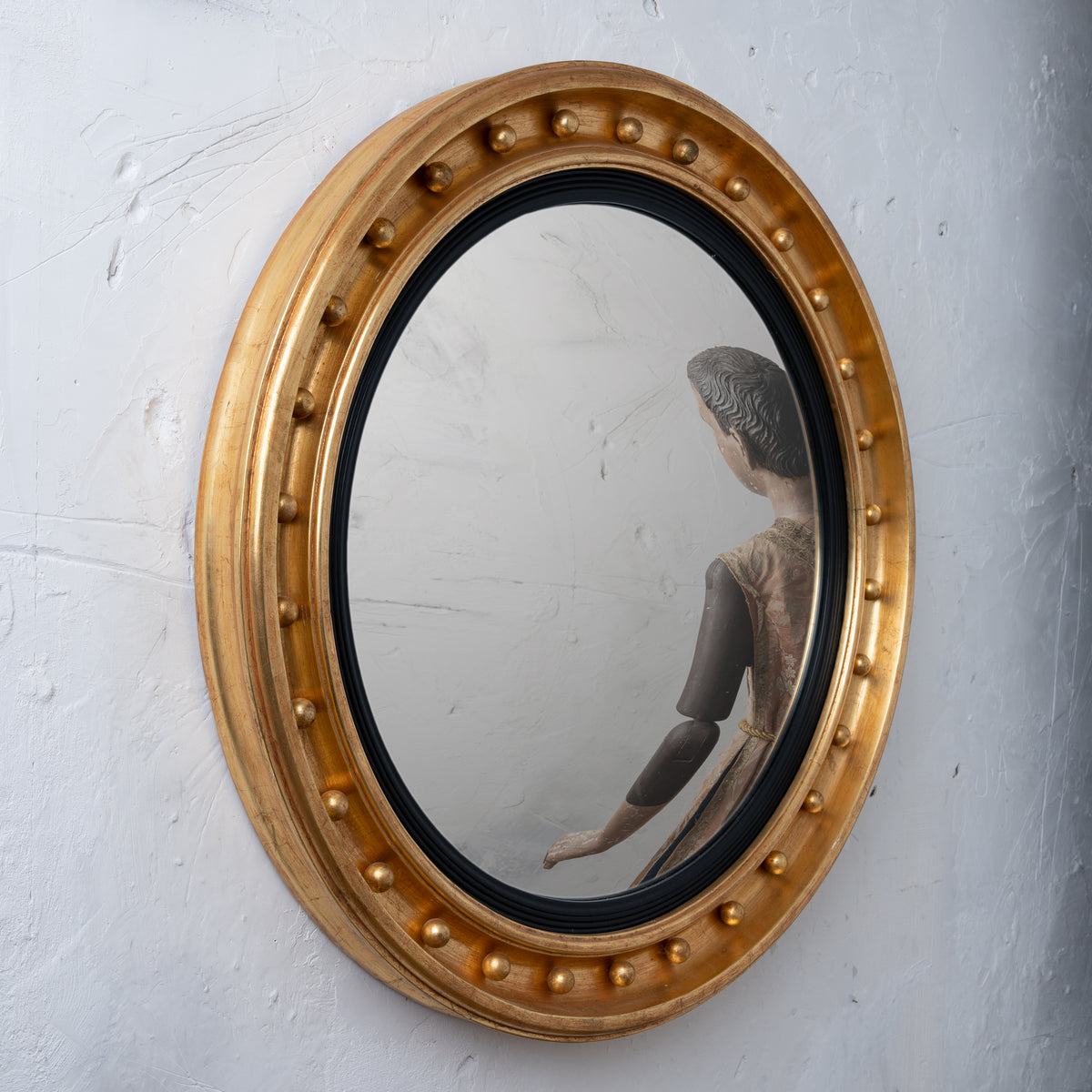 Regency Style Convex Bullseye Mirror – A.W. Johnston & Co.