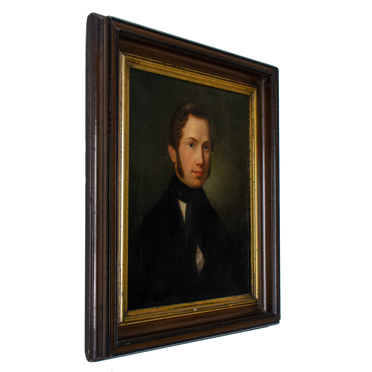 German Gentleman Portrait Painting - Friedrich Maesser, 1847 – A.W ...
