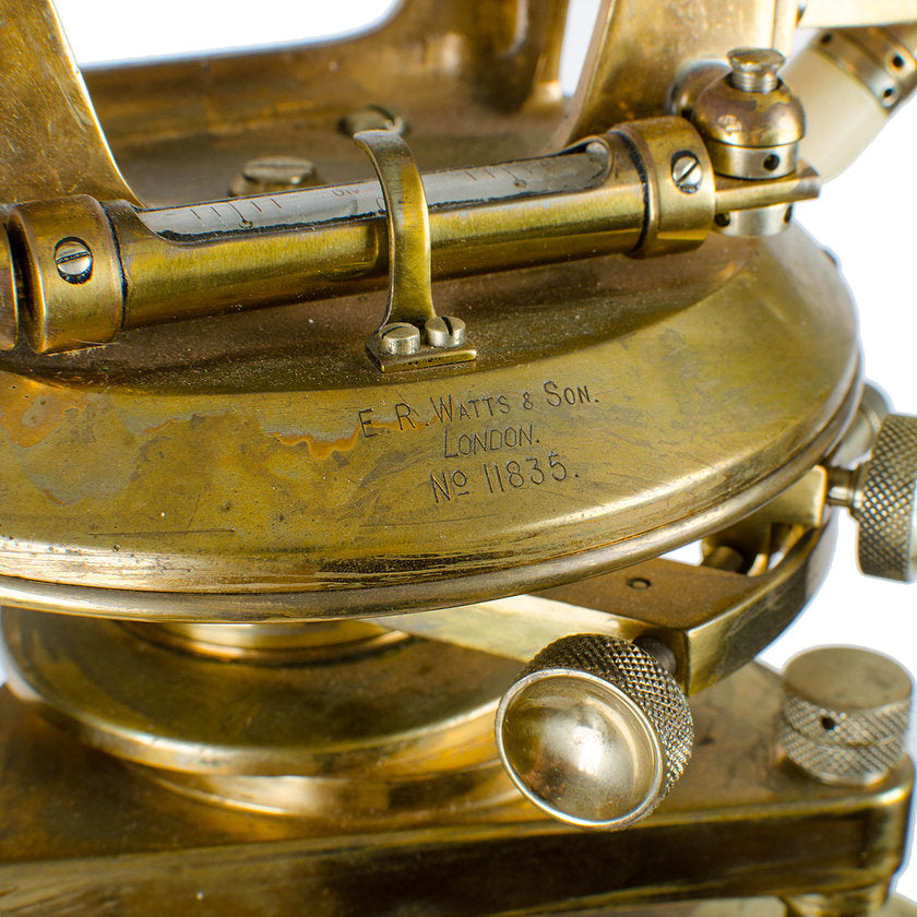 Antique E.R. Watts & Son Theodolite Transit – A.W. Johnston & Co.
