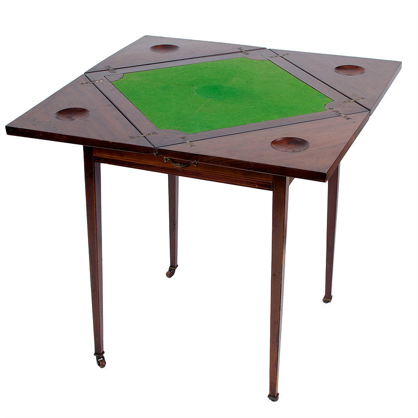 Edwardian Envelope Game Table – A.W. Johnston & Co.