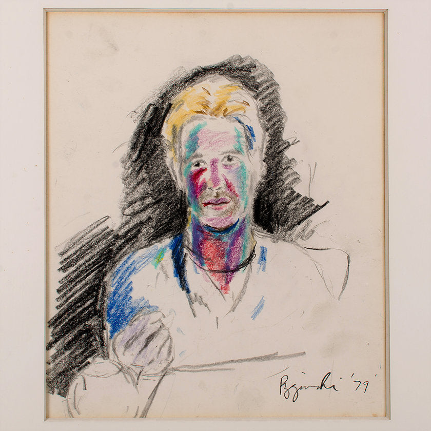 Edward Brezinski Self Portrait – A.W. Johnston & Co.