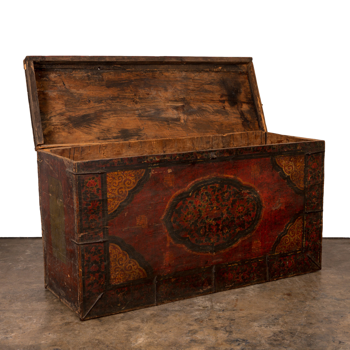 Tibetan Monastery Trunk, 19th Century – A.W. Johnston & Co.