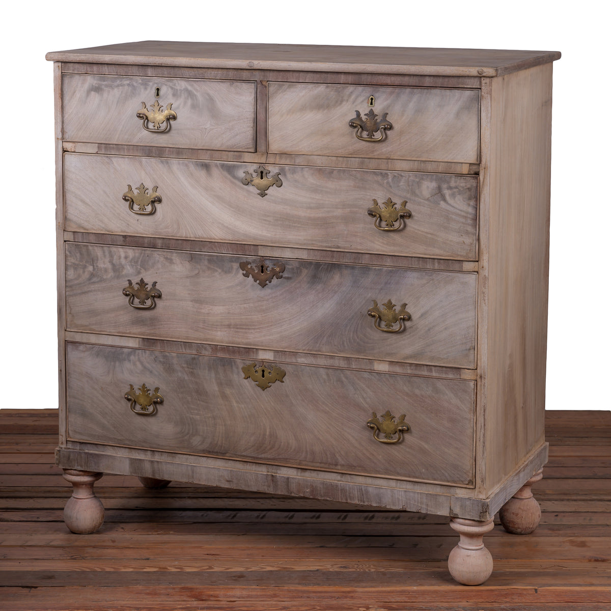 18th Century Bleached Mahogany Chest – A.W. Johnston & Co.